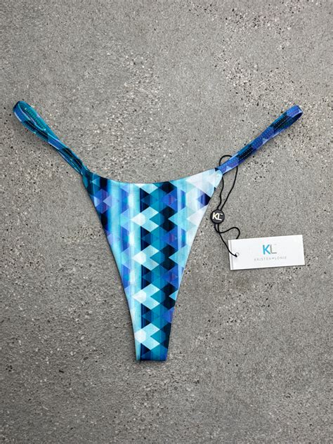 Emerald Aztec Bikini Bottom Kristen Lonie Swimwear
