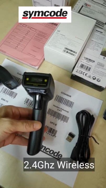 Symcode Mj1400 Bluetooth 2 4g Wireless Usb Wired 1d 2d Qr Code Barcode Scanner Lazada