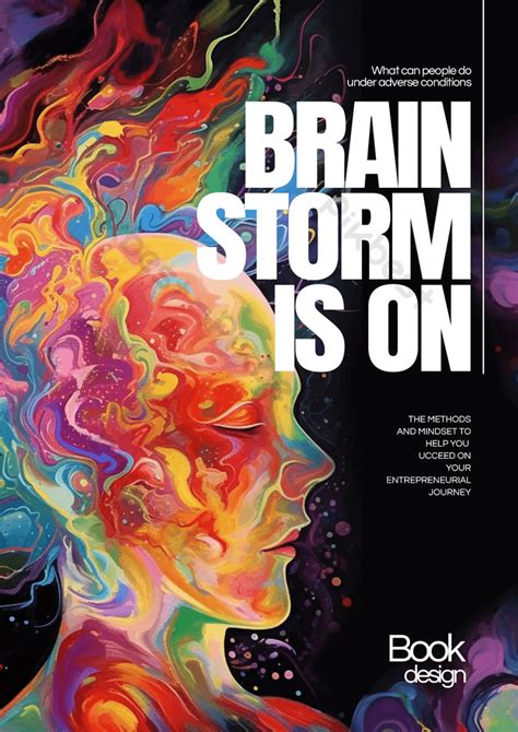 Brainstorming Color Smoke Brainstorm Fiction Magazine Book Cover Psd Free Download Pikbest