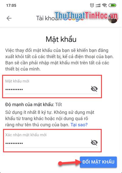 Cách đổi Mật Khẩu Gmail đổi Pass Gmail