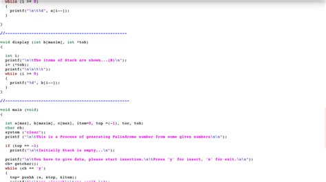 Palindrome Number Generation Using C Sourcecodester