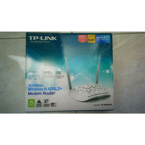 USED TP LINK Mbps Wireless N ADSL Modem Router Shopee Malaysia