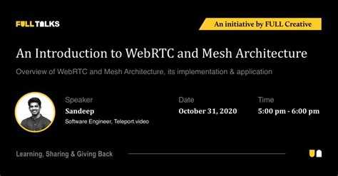 Full Creative On Linkedin Webrtc Html Js Css Communicate Session Fullcreative Fulltalks