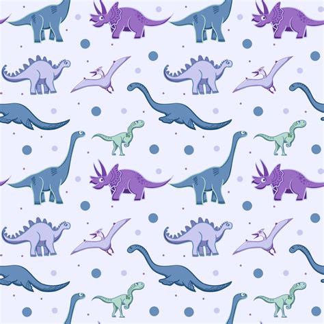 Dinosaur Pattern Wallpaper
