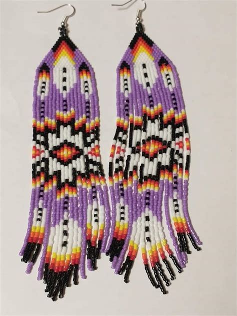 Pin On Beadwork Handmade Earrings Beaded Beaded Jewlery Patterns