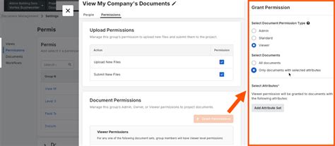 Create A Permission Group For The Document Management Tool Procore