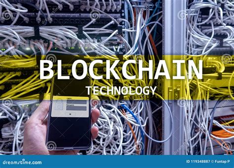 Blockchain Technology Cryptocurrency Mining Stock Image Image Of