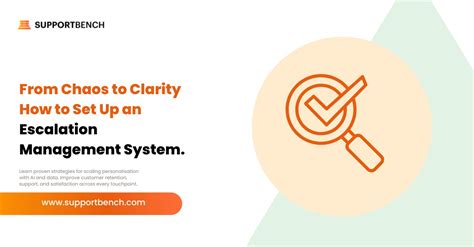 Set Up An Escalation Management System Support Bench
