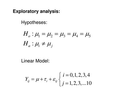 PPT An Example Of Single Factor ANOVA PowerPoint Presentation Free Download ID