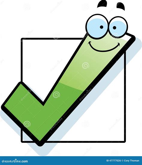 Cartoon Checkbox Stock Vector Illustration Of Tick Green 47777026