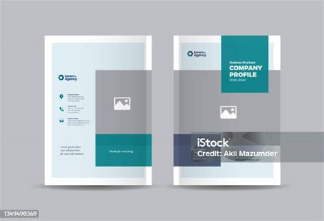 비즈니스 브로셔 커버 디자인 또는 연간 보고서 및 회사 프로필 표지 또는 소책자 및 카탈로그 커버 A4 용지에 대한 스톡 벡터