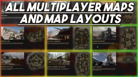 Call Of Duty Wwii All Multiplayer Maps And Map Layouts Overview No