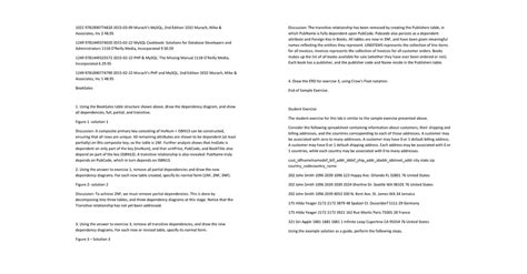 Cis 336 Ilab 1 Normal Forms And Entity Relationship Diagrams Cis 336 Ilab 1 Normal Forms And
