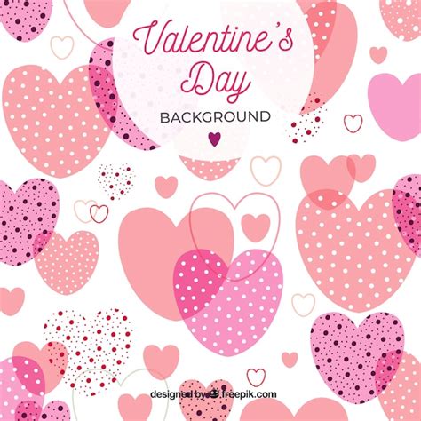 발렌타인 데이 배경 무료 벡터