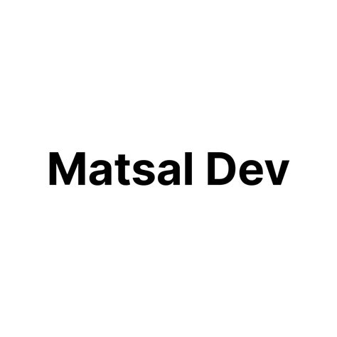matsal dev medium