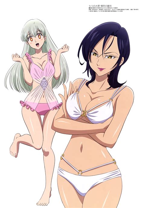 Elizabeth Liones Merlin Nanatsu No Taizai Megami Magazine Nanatsu