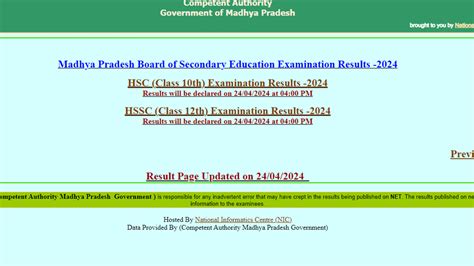 MPBSE MP Board 10th Result 2024 Available At Mpresults Nic In Alternative Websites SMS To