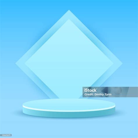 추상 렌더링 포디움 무대 받침대 플랫폼 컬러 3d 장면 은 광고 제품 디스플레이 벡터 디자인 스타일을 표시 0명에 대한 스톡 벡터 아트 및 기타 이미지 Istock