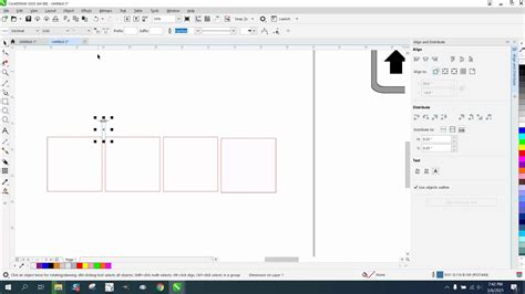 Corel Draw Tips And Tricks Align And Distribute More Info Part 5 Spacing Youtube