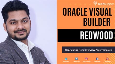 Configuring Item Overview Page Template Oracle Redwood Template