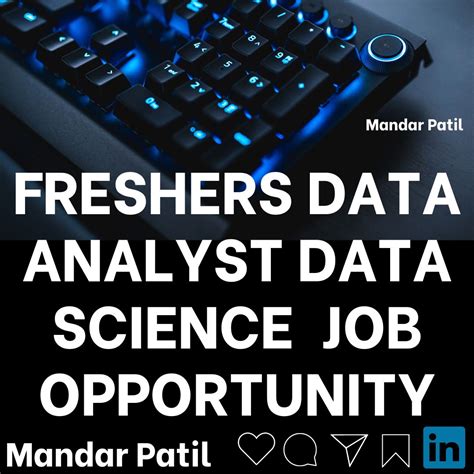Mandar Patil On Linkedin Dataanalyst Datascience Analysis Recruitment Fresher Career