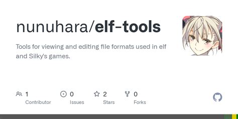 Github Nunuharaelf Tools Tools For Viewing And Editing File Formats Used In Elf And Silkys