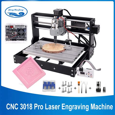 ミニcncマシン3018 pro 日曜大工 レーザー grblオフラインコントローラー 3軸フライス盤 ウッドルーター 10w 15w fee