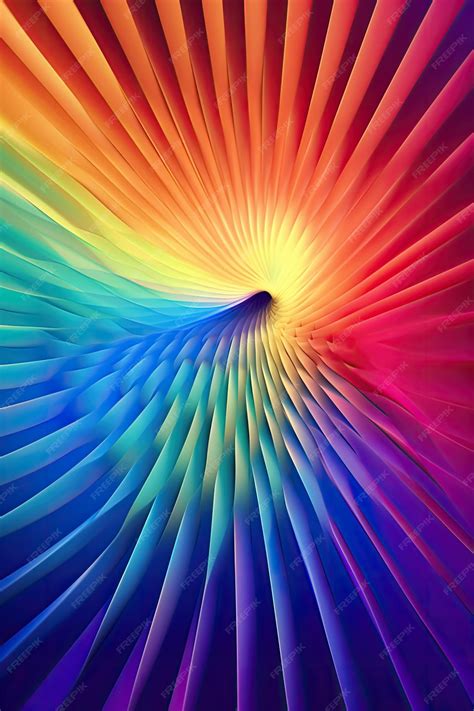 Premium Ai Image Abstract Color Gradients Fibonacci Grid Illusion Ai
