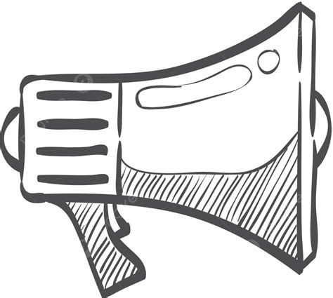 Sketch Icon Megaphone Rounded Website Vector Vector Rounded Website