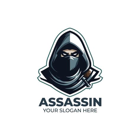 Awesome Assassin Mascot Logo Design Vector Art At Vecteezy