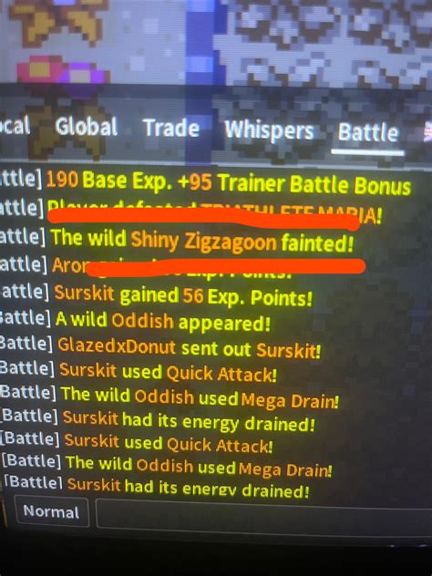 I Killed My First Shiny R Pokemmo