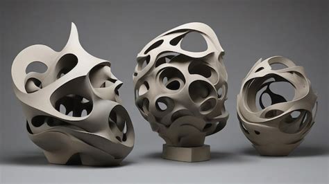 Premium Ai Image Brutalistinspired Sculptural Forms Exploring The Interplay Between Mass