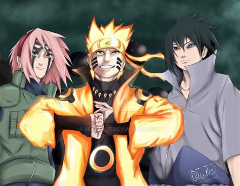 Naruto Sasuke Sakura By Blaker115 On Deviantart