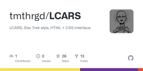 GitHub Tmthrgd LCARS LCARS Star Trek Style HTML CSS Interface