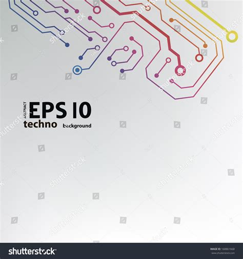 Circuit Board Pattern Abstract Technology Hitech Stock Vector Royalty
