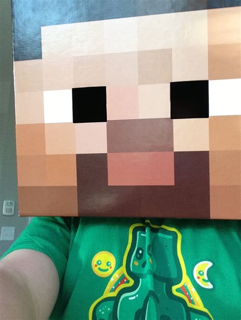 Minecraft Steve Head Minecraft Steve Head Minecraft Party Minecraft Steve