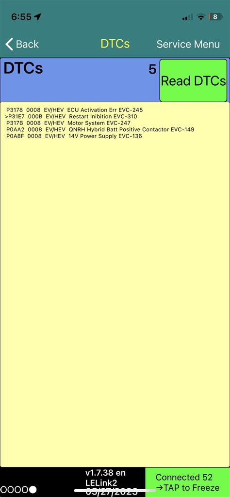 Support With Dtc Codes Rleaf