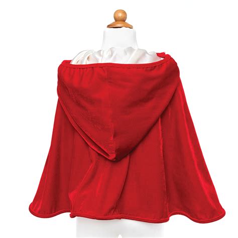 Детска карнавална перелина Червената шапчица с качулка 4 6 години Точици