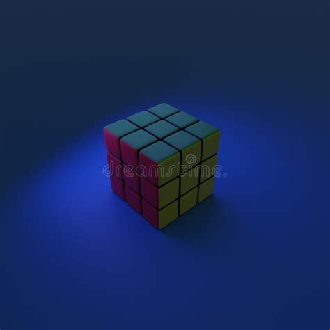Rubik`s Cube 3d Render Abstraction Illustration Puzzle Cube