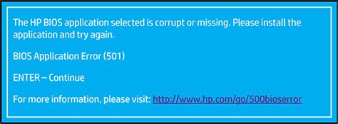 Hp Pcs 500 501 Or 502 Error Displays On A Black Screen Hp® Support