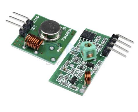 RF Transmitter Receiver Module MHz Wireless Link Kit For Arduino Prayog India
