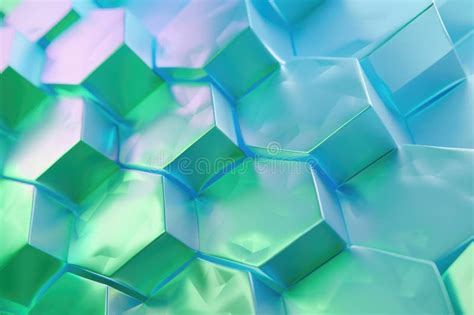 Abstract Wavy Layers In Shades Of Blue And Green Modern Fluid Design Aig51 Stock Illustration