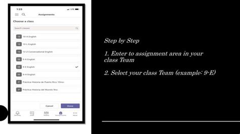 Presentation How To Turn In Assignments In Teams Pptx