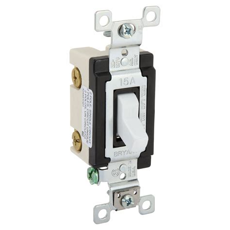Toggle Switch Double Pole Wall Switch 52he504802w Grainger