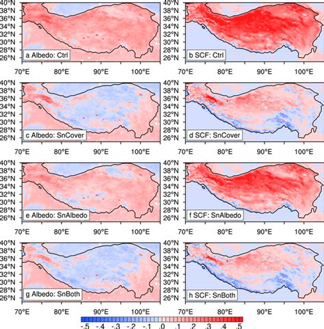 Spatial Distributions Of The Mean Biases Simulations Minus Moderate Download Scientific