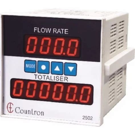 Flow Indicators And Controllers Digital Flow Rate Indicator Cum Totalizer Manufacturer From
