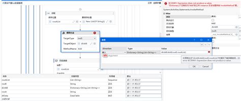 The Invoke Method Activity Is Throwing This Error When Passing The