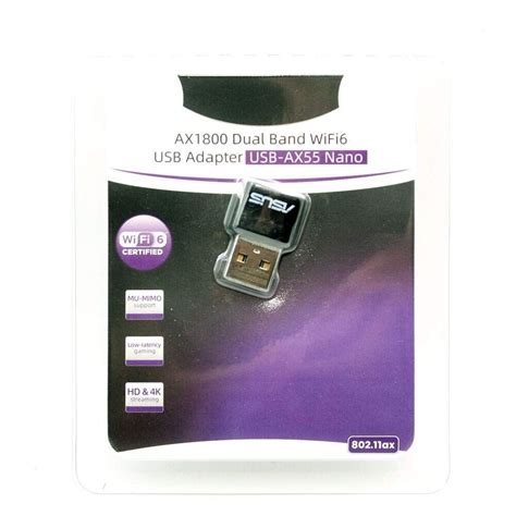 New Asus Usb Ax Nano Ax Dual Band G Wifi Ax Usb Wi Fi Adapter Usb Wi Fi