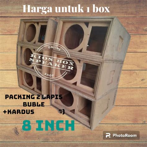 Jual BOX SPEAKER LINE ARRAY SINGLE PLUS TWEETER 8 INCH TEBAL TRIPLEK 12 Mm Shopee Indonesia