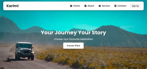 Tour And Travel Web Application Developed Using Reactjs It Is Exclusively A Front End